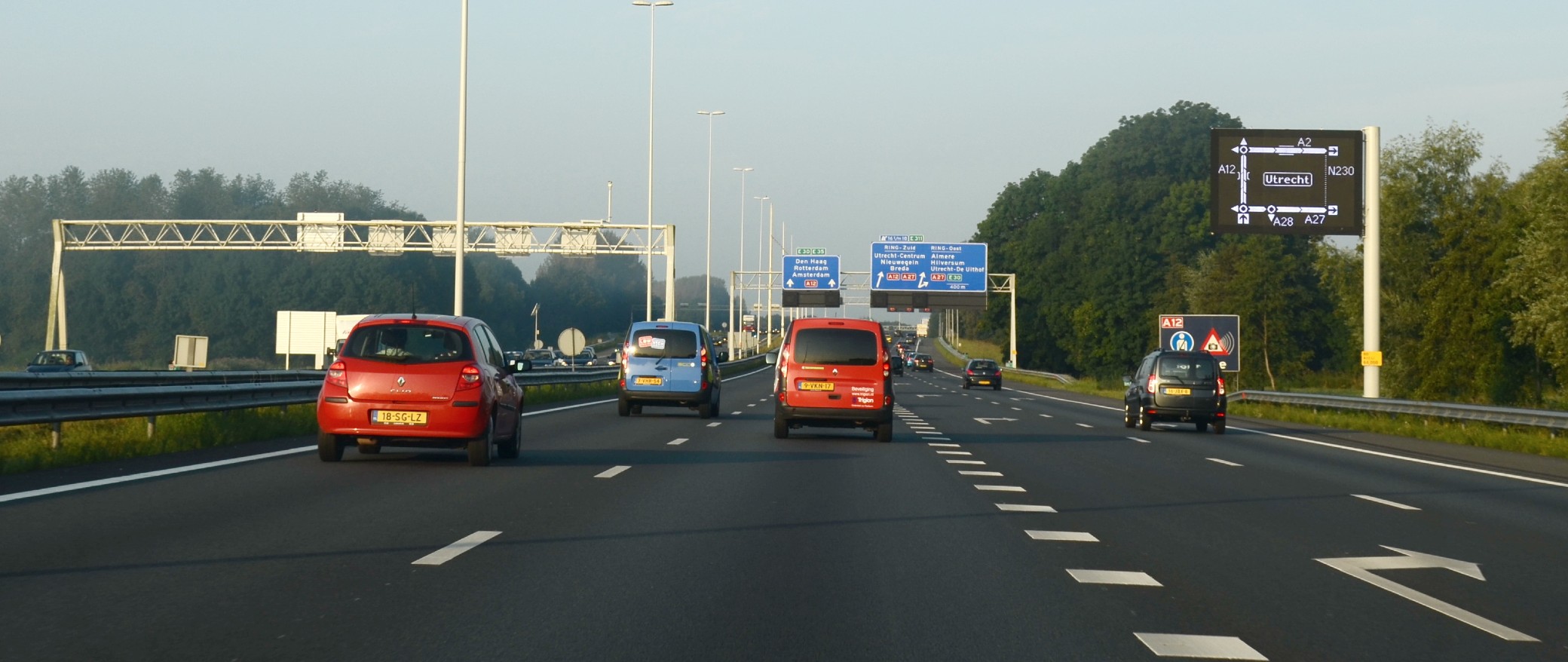 Groot onderhoud op de snelwegen rond Utrecht; veel verkeershinder in ...